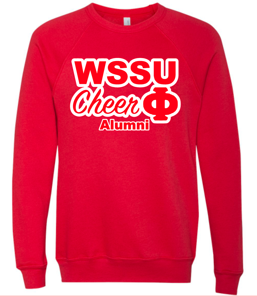 WSSU Cheer Phi Alumni Crew (Red) – Alumni House Apparel